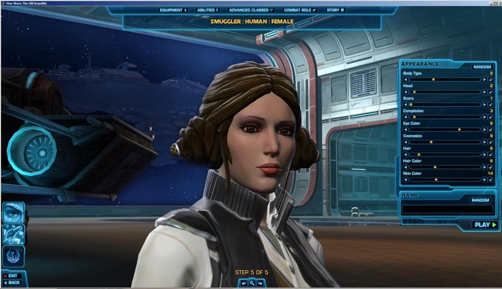 Create Iconic Star Wars Characters in SWTOR!