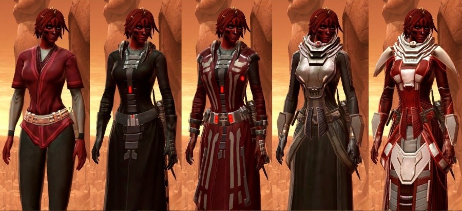 Explore SWTOR Class Gear Evolution with Advanderer's Screenshots