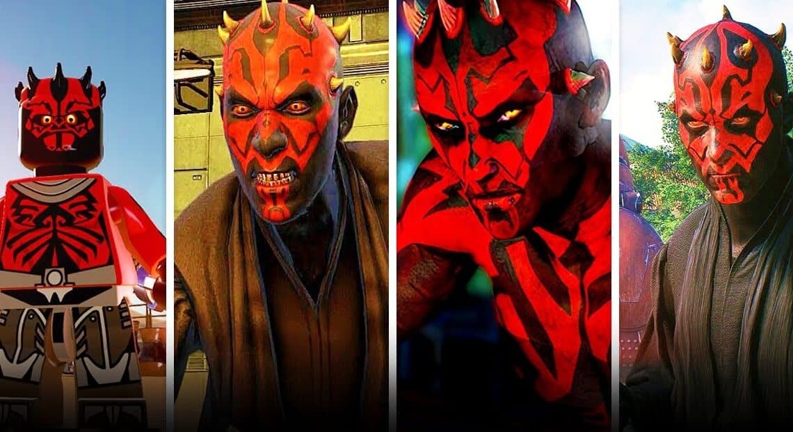 Explore Darth Maul's Evolution in Star Wars Games!