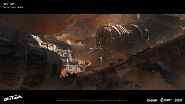 Exploring The Wreck: Stunning Star Wars Outlaws Concept Art Showcase