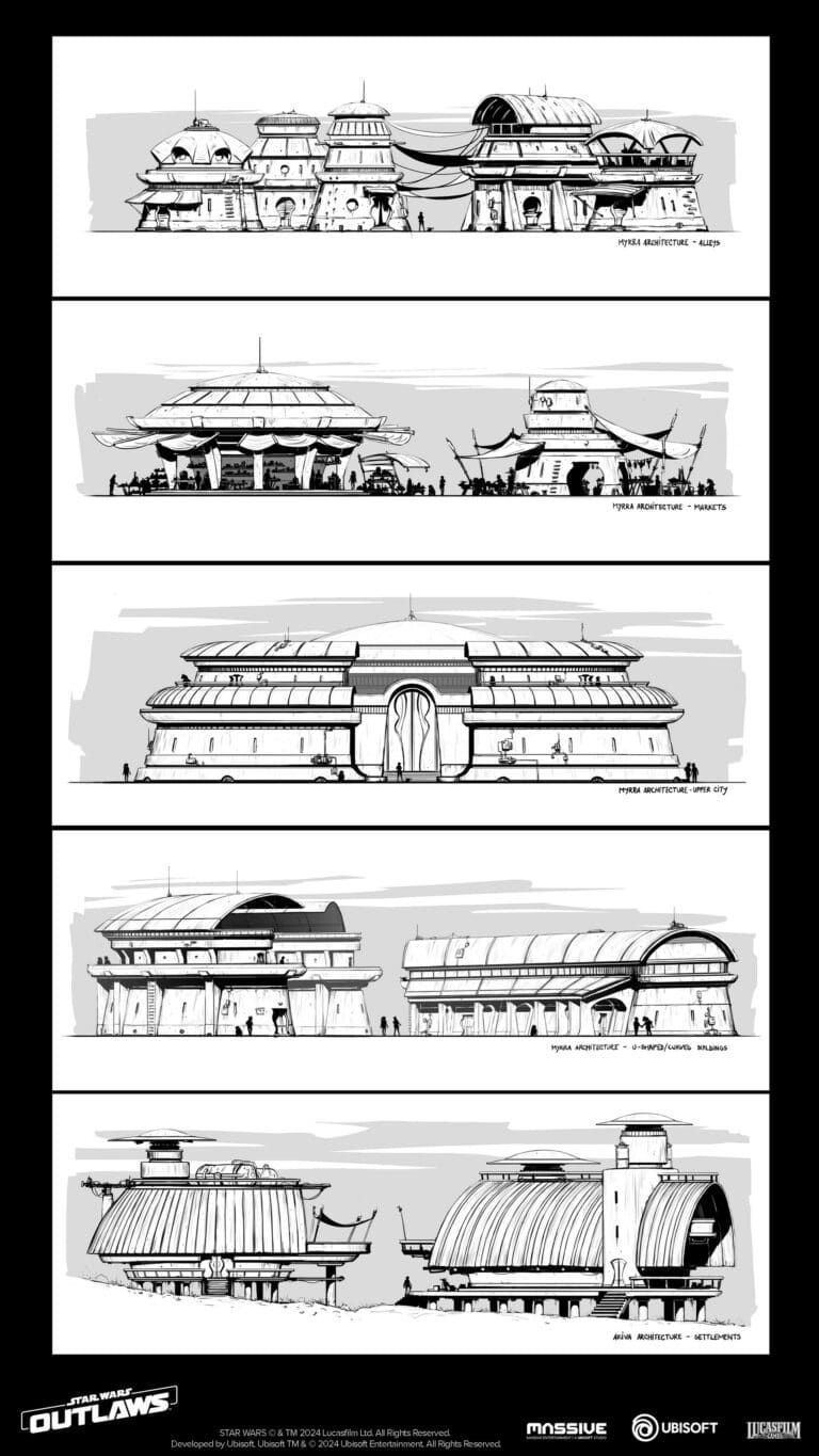 Explore the Stunning Concept Art of Myrra from Star Wars Outlaws