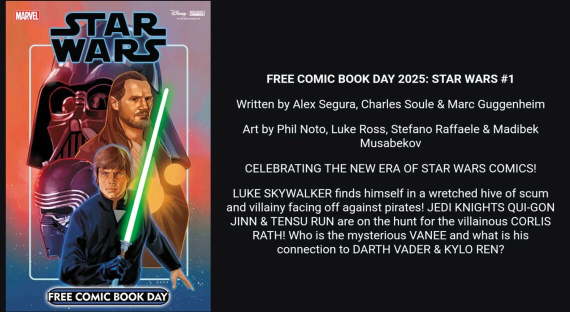 Free Comic Book Day 2025: Exclusive Star Wars First Look & Highlights