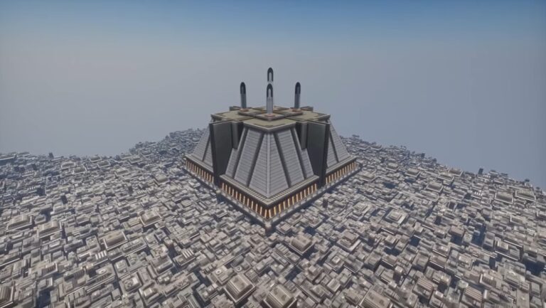 Minecraft Player Recreates Coruscant from Star Wars in Stunning Detail
