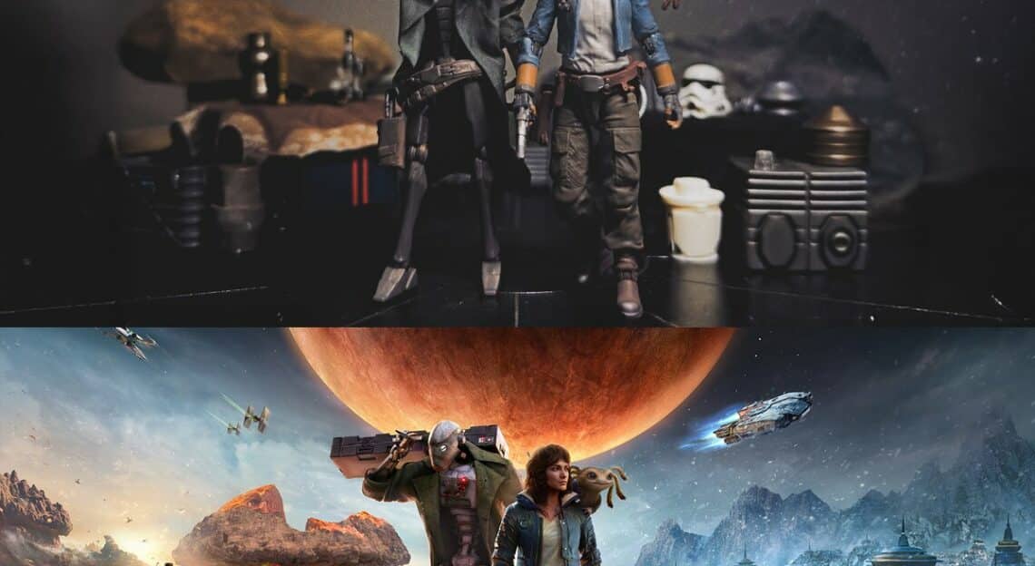 Star Wars Outlaws Recreated in Vintage Collection Dioramas by Cunefigures