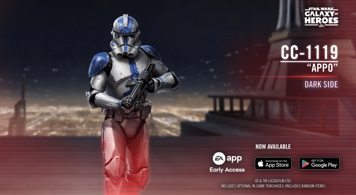 SWGOH Kit Reveal: CC-1119 “Appo” Brings Order 66 to the Holotable