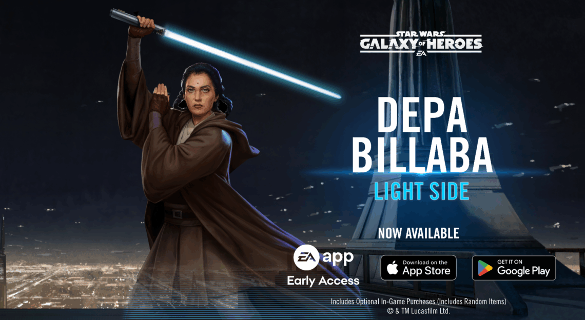 SWGOH Depa Billaba Kit Reveal – Jedi Vanguard Update Now Live