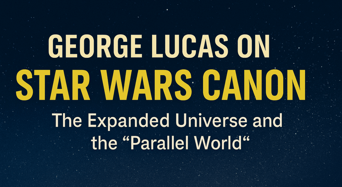 George Lucas on Star Wars Canon: The Expanded Universe and the ...