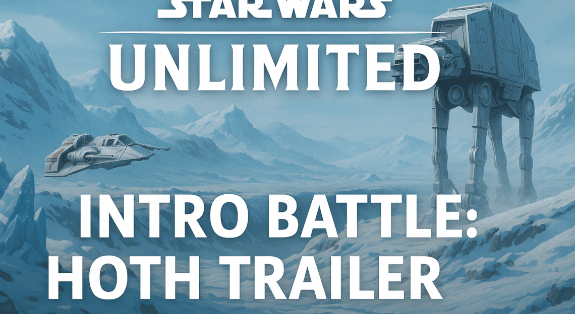 Star Wars: Unlimited – Watch the Intro Battle: Hoth Trailer Now