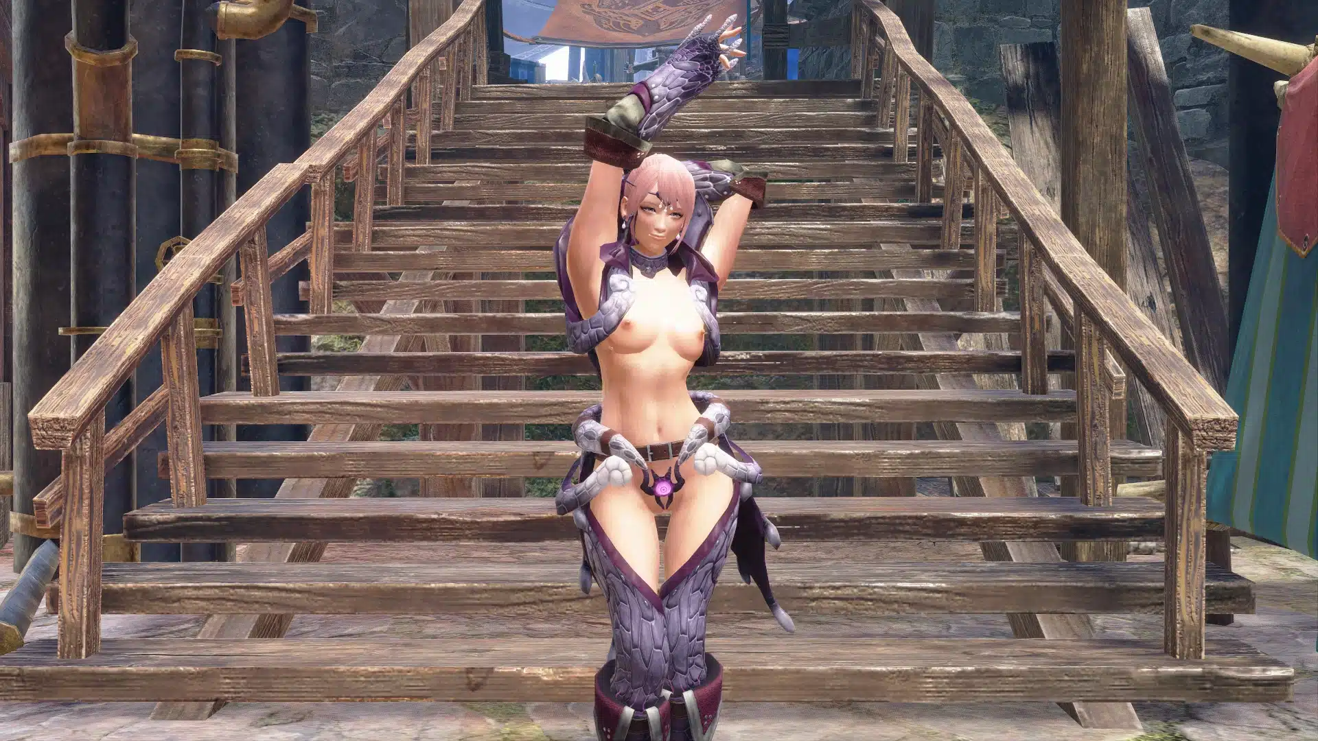 Risen Mizuha Nude Mod for Monster Hunter Rise – Full Overhaul & Install Guide