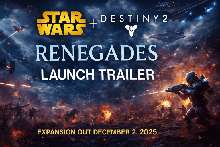 Star Wars x Destiny 2: Renegades Trailer Drops Ahead of December 2 ...