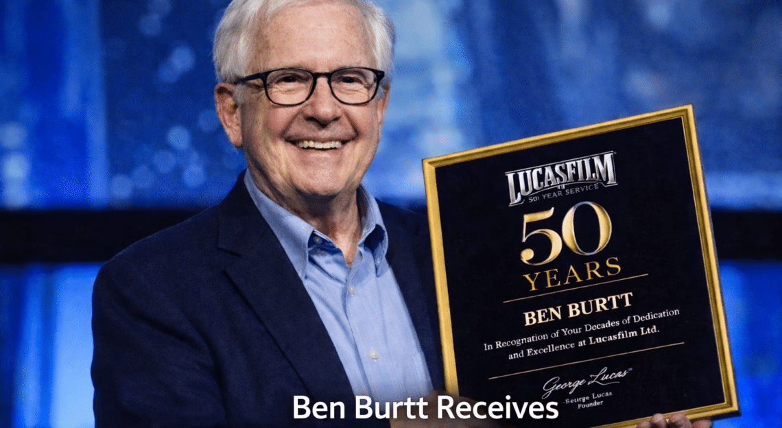 Ben Burtt Receives Lucasfilm’s First-Ever 50-Year Service Award