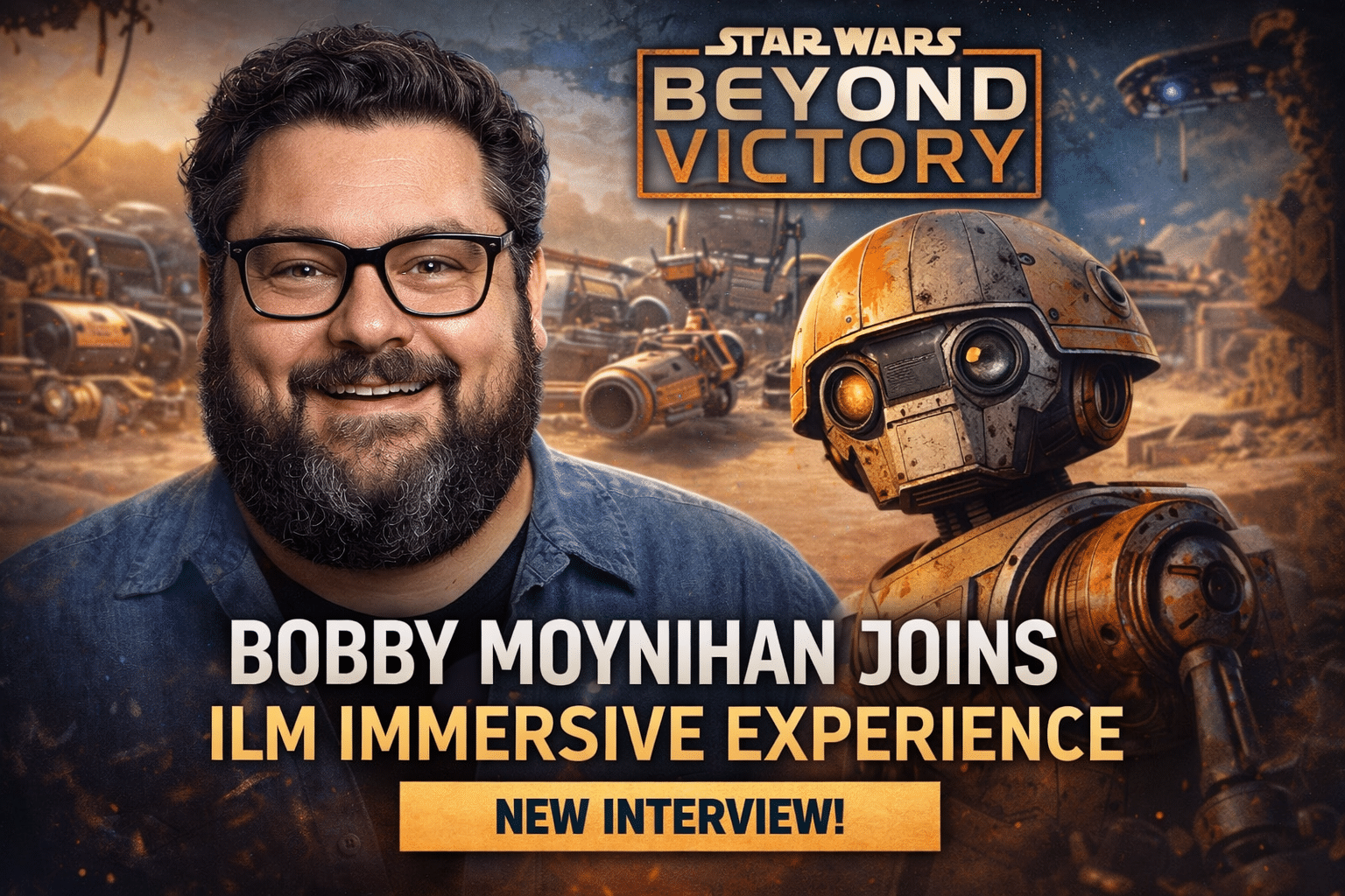 Bobby Moynihan Joins Star Wars: Beyond Victory in New ILM Interview