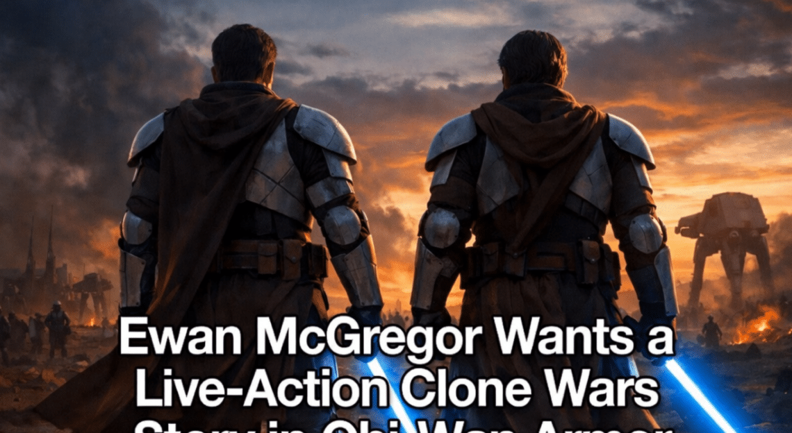 Ewan McGregor Wants a Live-Action Clone Wars Story in Obi-Wan Armor