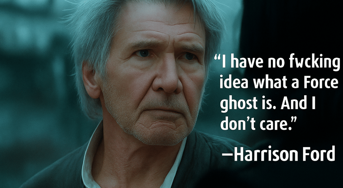 Harrison Ford on Han Solo as a Force Ghost: “I Have No F***ing Idea ...