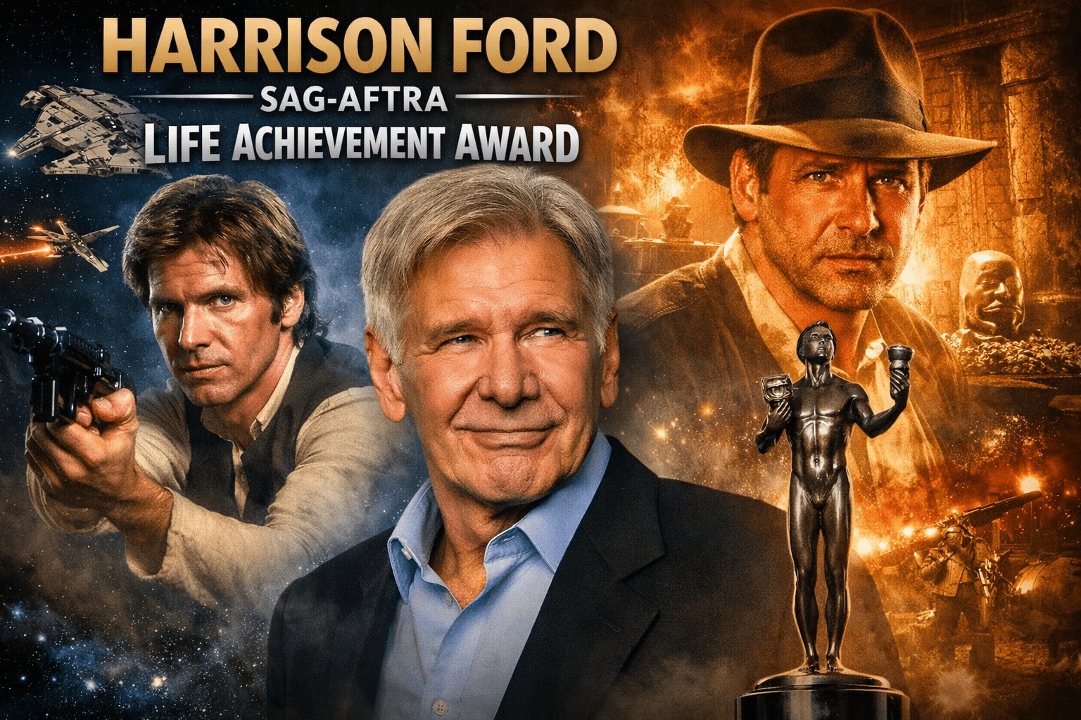 Harrison Ford Receives SAG-AFTRA Life Achievement Award