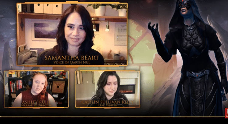SWTOR Developers Discuss Darth Nul With Samantha Béart in Update 7.8