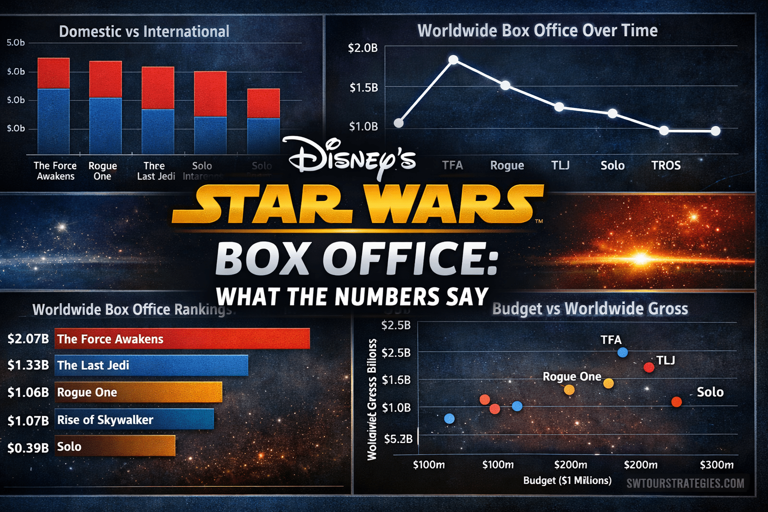 Disney’s Star Wars Box Office Era: What the Numbers Reveal (With Charts)
