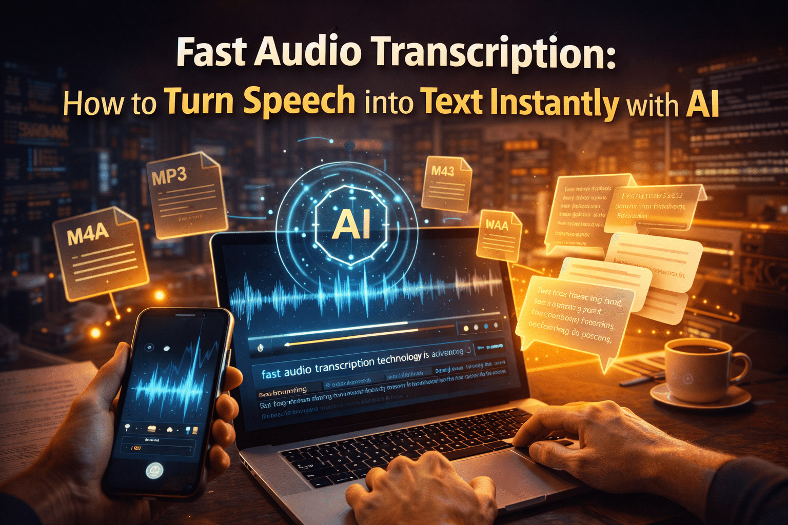 Fast Audio Transcription: How to Turn Speech into Text Instantly with AI