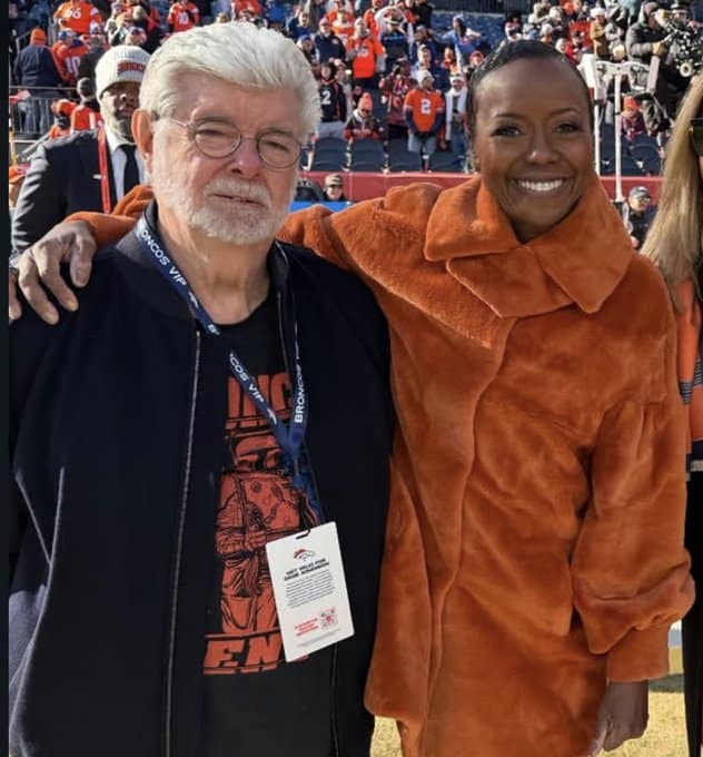 George Lucas Wore a Boba Fett Shirt at a Broncos Game (Weekend Sighting)