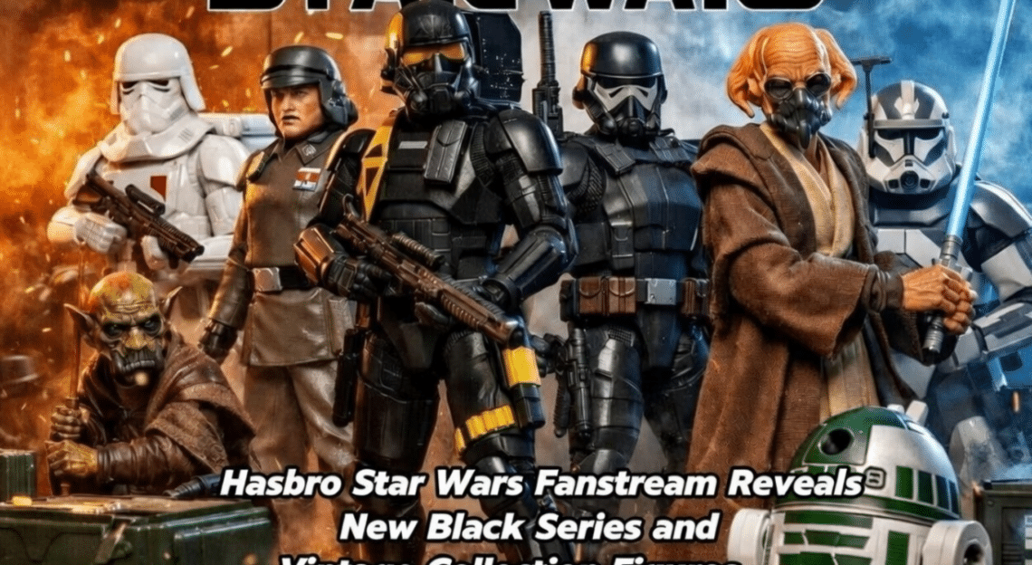Hasbro Star Wars Fanstream Reveals New Black Series and Vintage ...