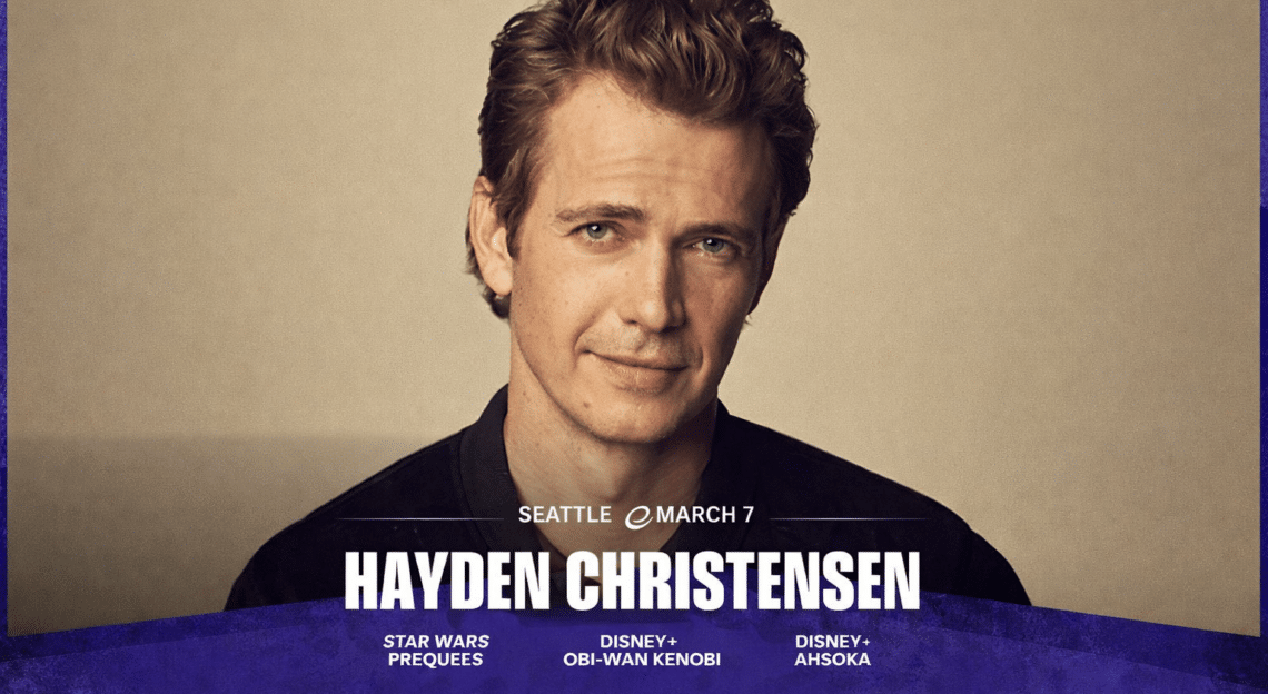 Hayden Christensen Attending Emerald City Comic Con 2026