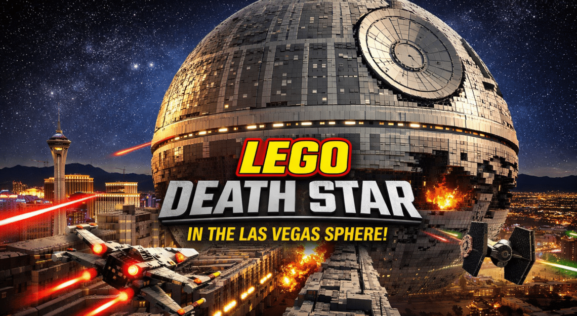 The Las Vegas Sphere Is Becoming a LEGO Death Star You Can Play Inside
