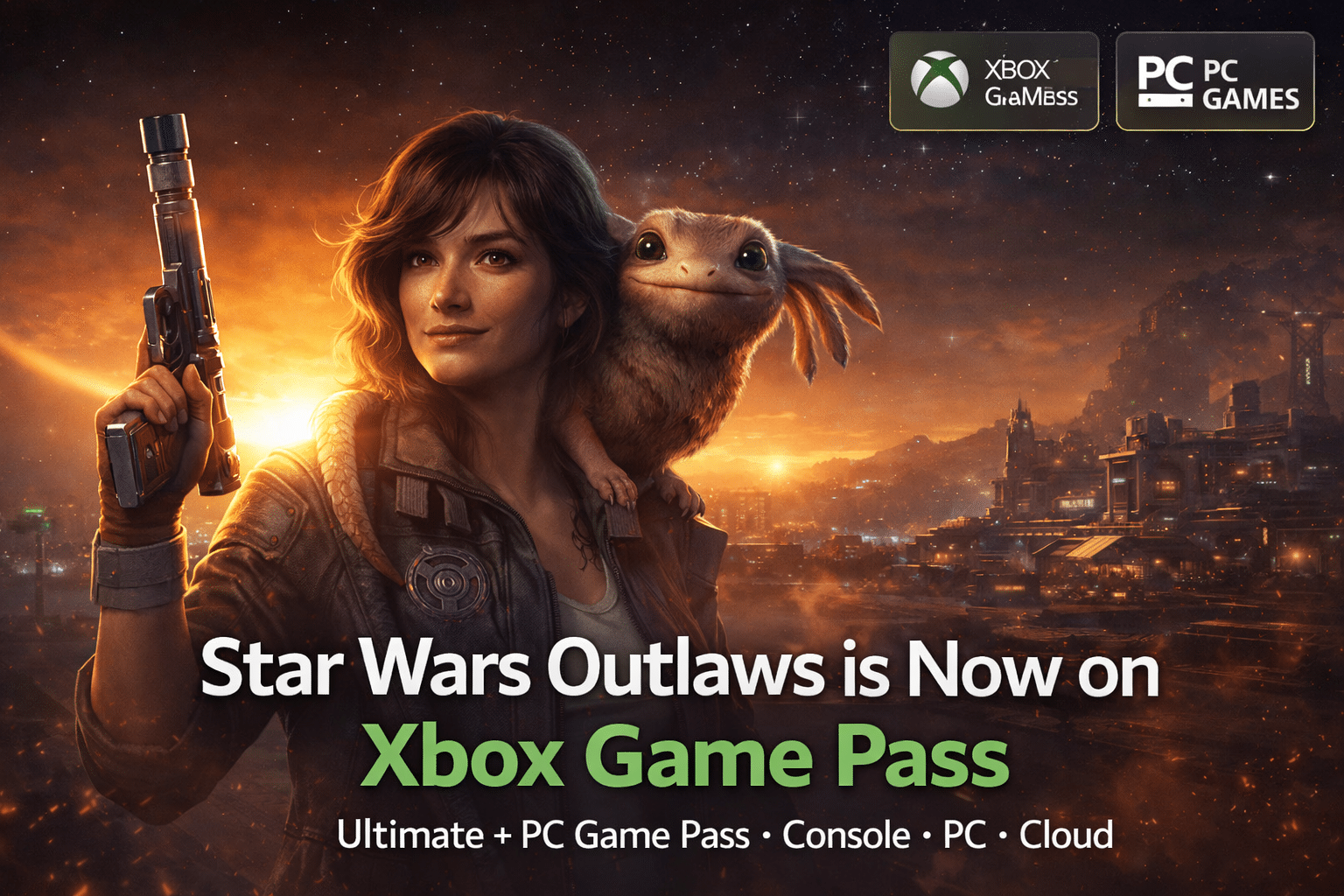 Star Wars Outlaws Is Now on Xbox Game Pass Ultimate and PC Game Pass