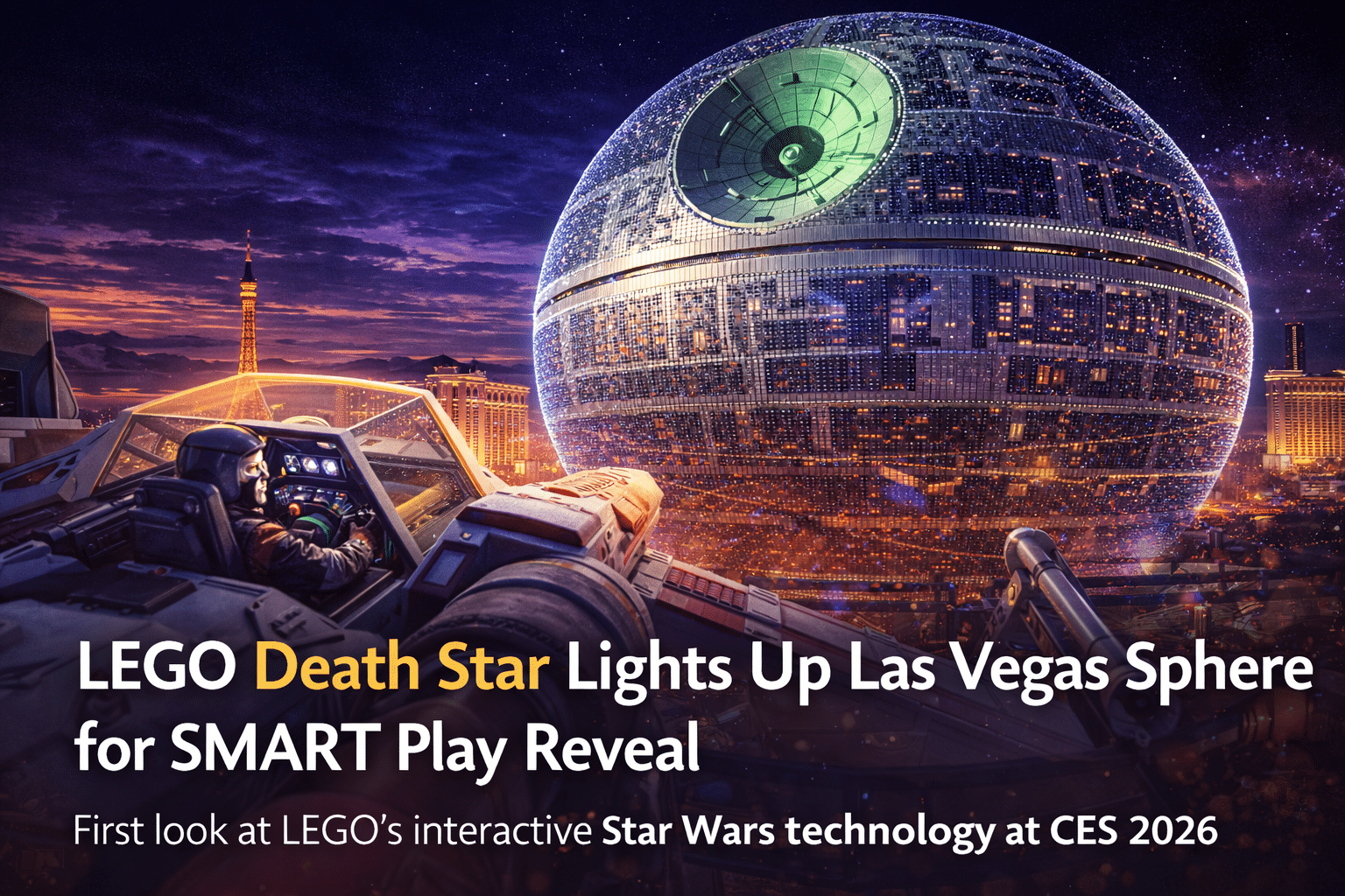 LEGO SMART Play and Star Wars Death Star Sphere Reveal at CES 2026