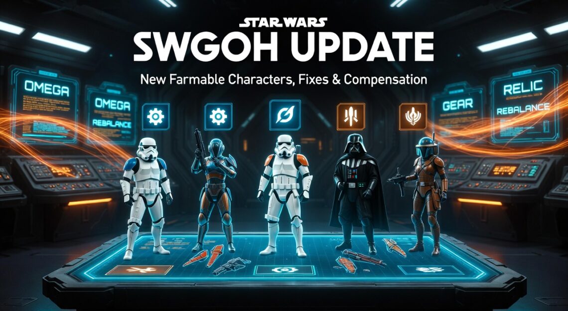 SWGOH February 2026 Updates: New Farmable Characters, Bug Fixes ...