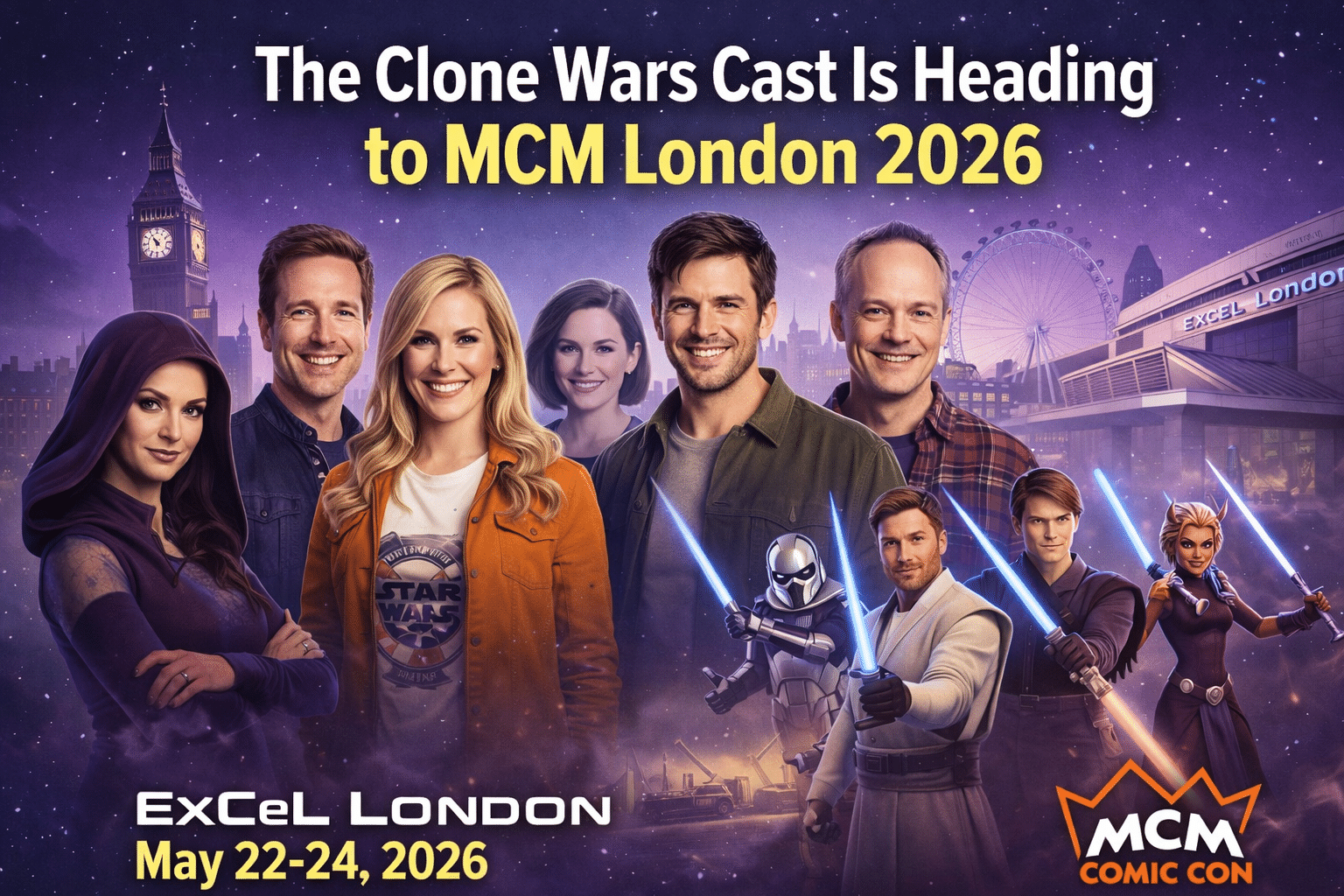 The Clone Wars Cast Is Heading to MCM London 2026