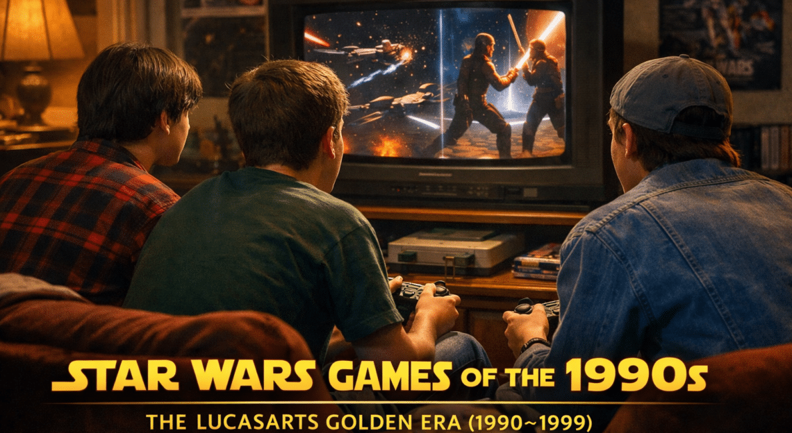 All Star Wars Games Released in the 1990s (1990–1999)