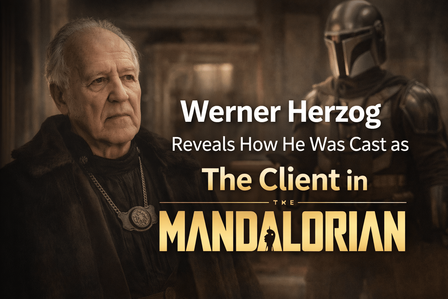 Werner Herzog Reveals How He Was Cast as The Client in The Mandalorian