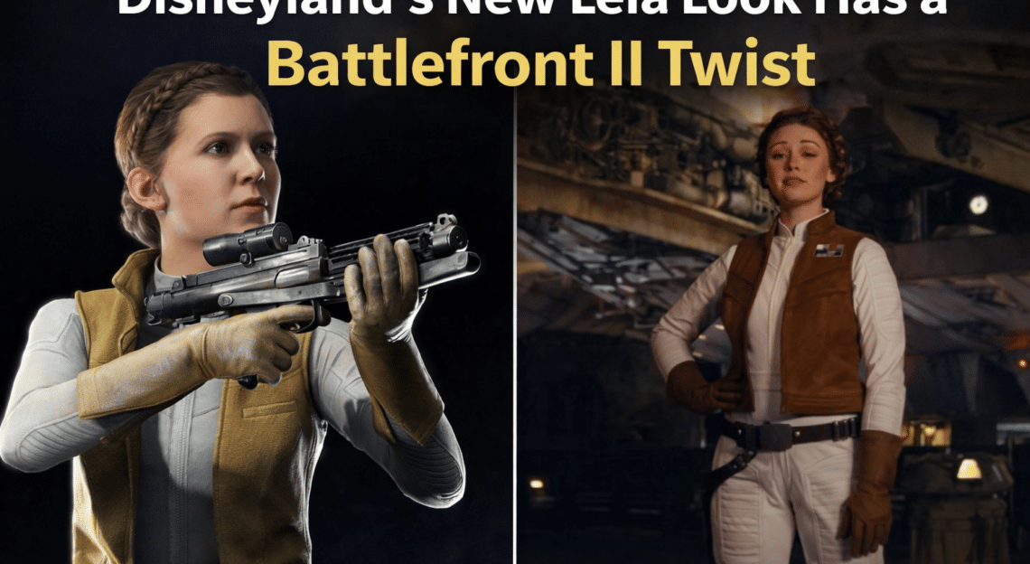 Disneyland’s New Leia Look Has a Battlefront II Twist
