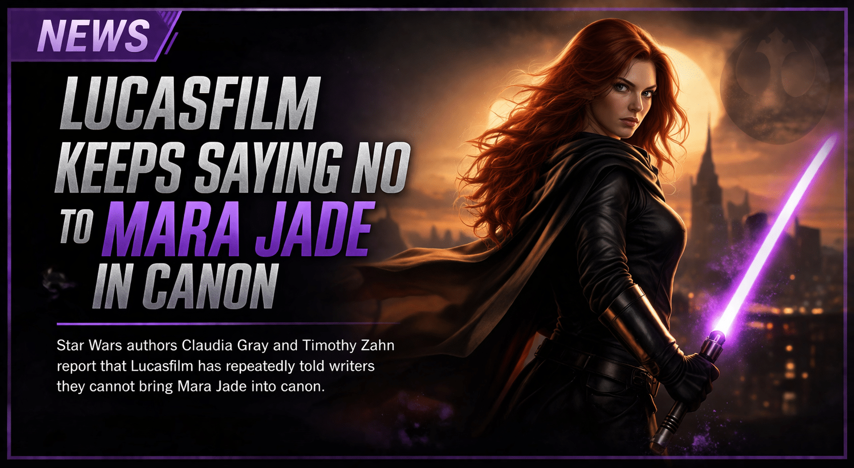 Mara Jade Still Isn’t Returning to Star Wars Canon