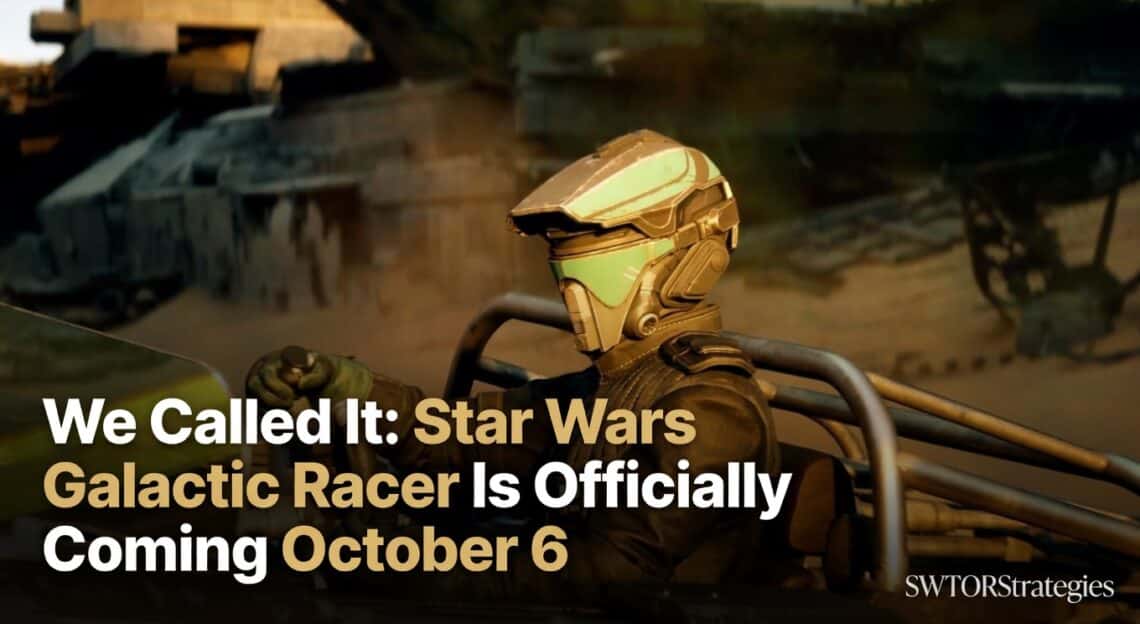 Star Wars Galactic Racer Release Date Officially Confirmed