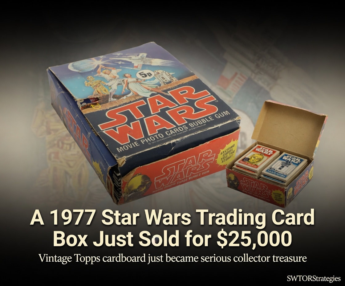 1977 Star Wars Trading Card Box Sells for $25,000