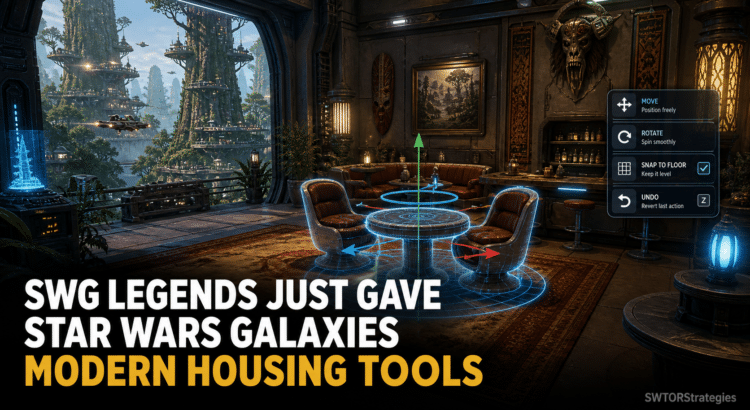 Star Wars Galaxies Gets Modern Housing Tools in 2026