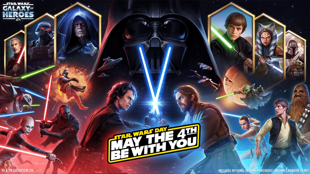 SWGOH May the 4th Celebration Adds Free Gifts and Bonus Drops