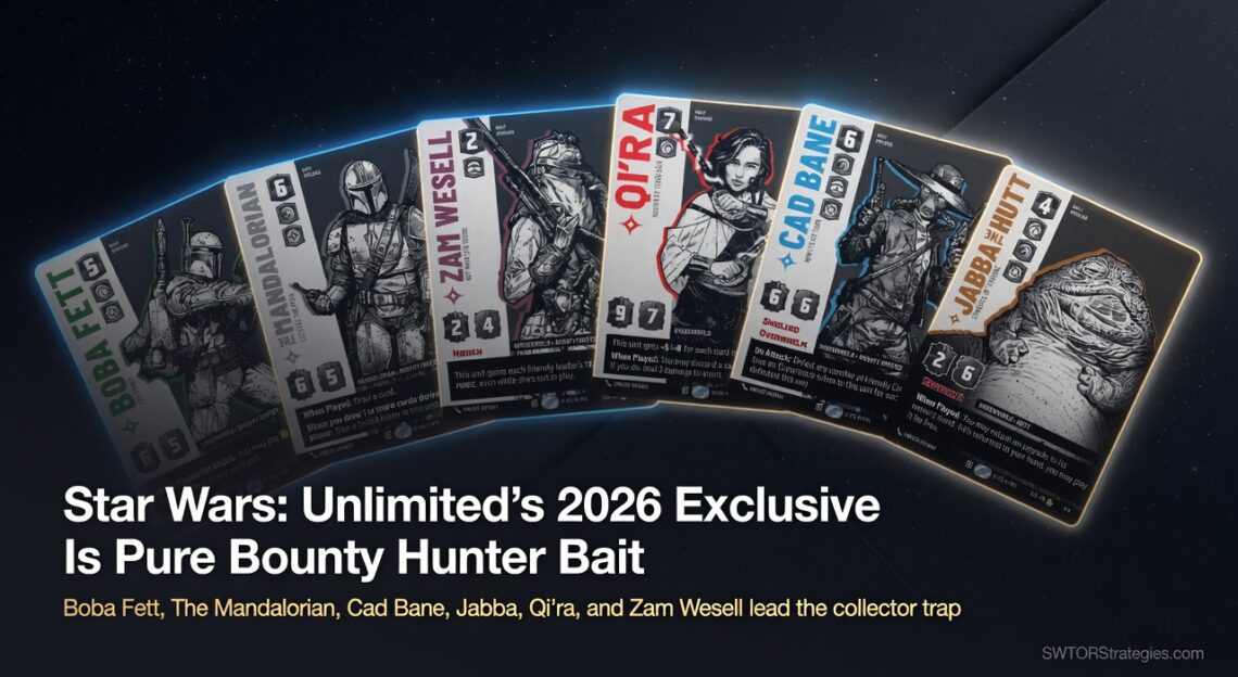 Star Wars: Unlimited 2026 Exclusive Is Bounty Hunter Bait
