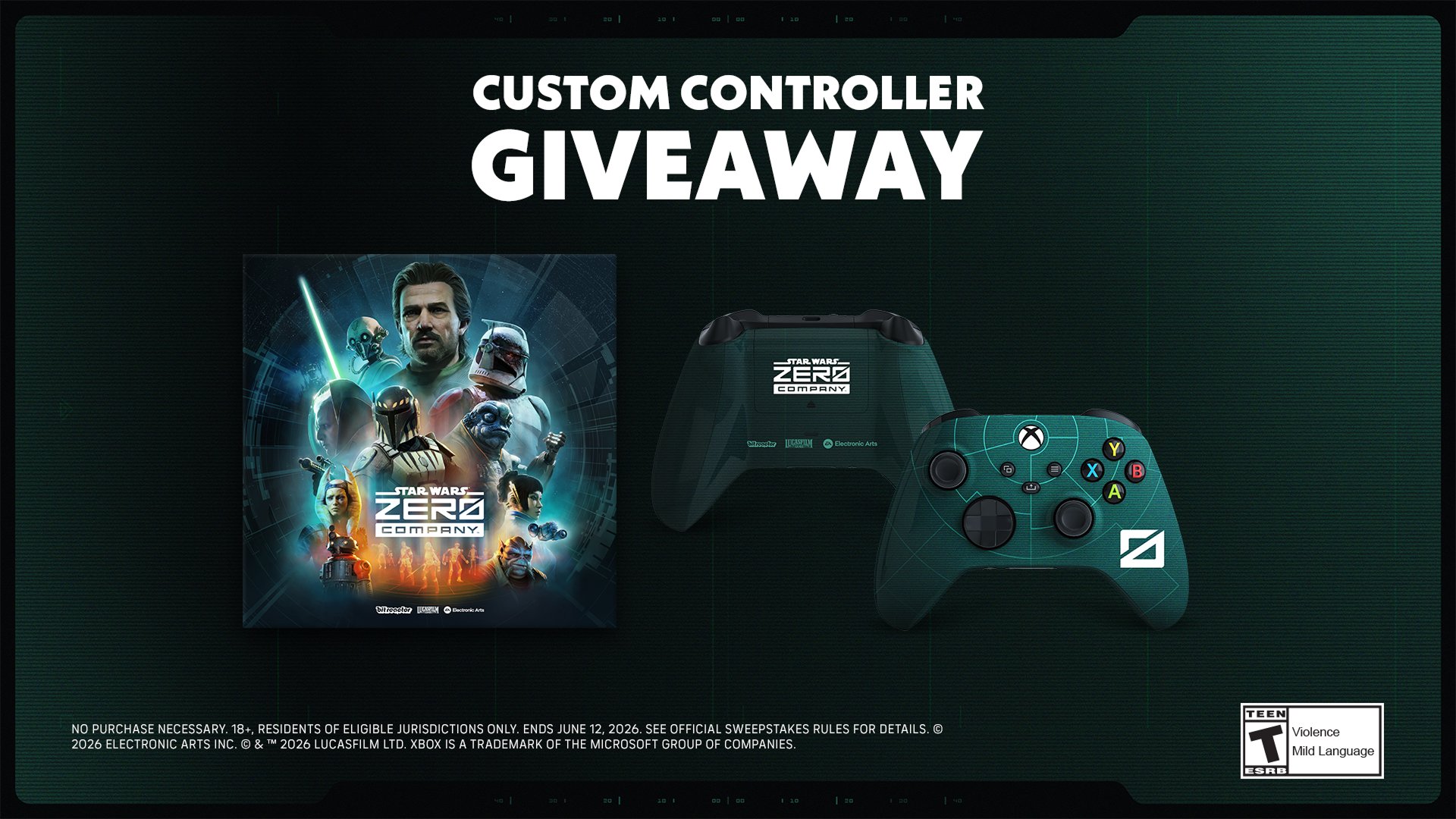 Star Wars Zero Company Giveaway Offers Controllers